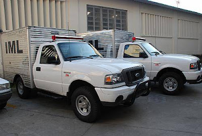 motoristas IML/PE: modelo de Rabecão