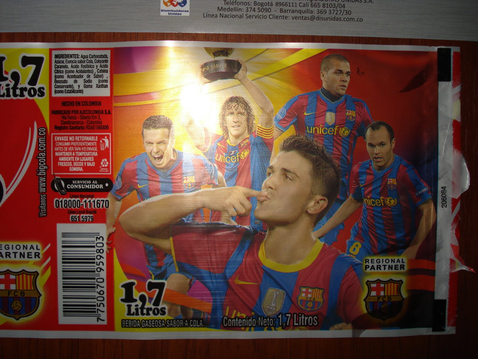 Coleccionistas de Futbol: Barcelona Big Cola