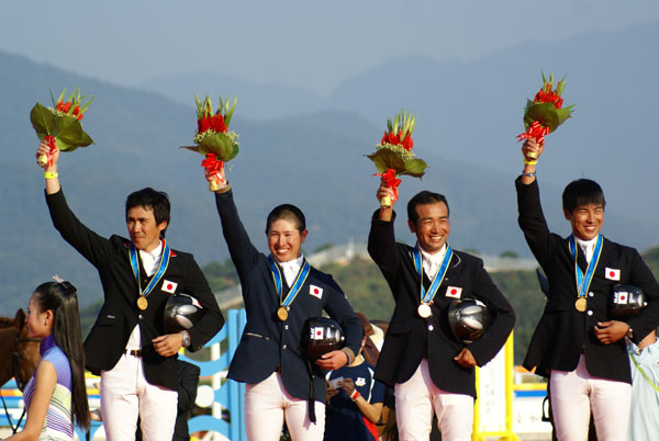 WEG Central: Asian Games: Eventing: KENKI TAKES INDIVIDUAL TITLE AS ...