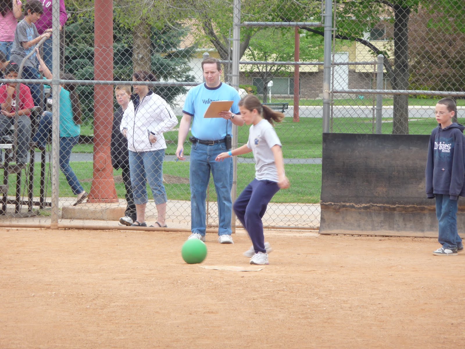 The Seven Super Snowdens: 5th/6th grade kickball tournament champs!