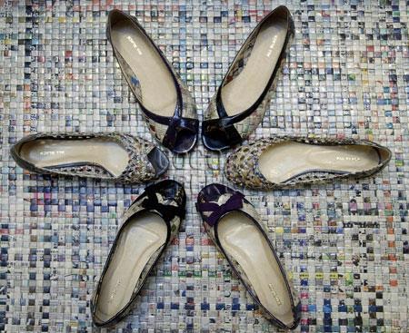 Would you Wear This: Recycled Newspaper Shoes? | Viva Fashion