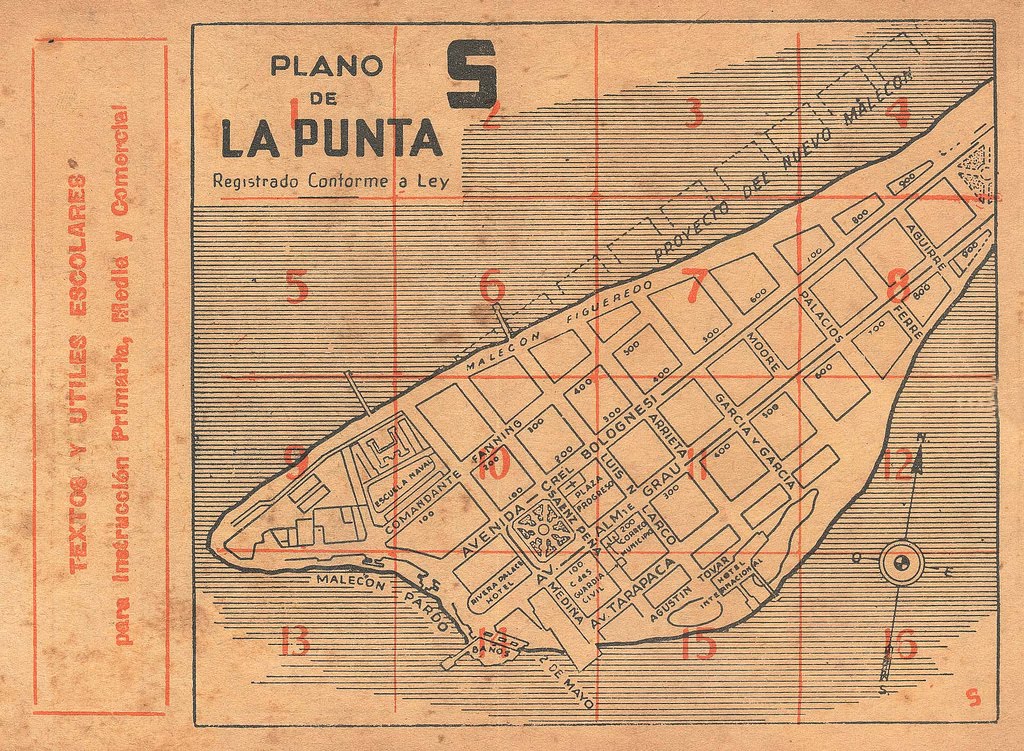 Planos de calles de 1939 de Lima y Callao en el Perú: Província ...