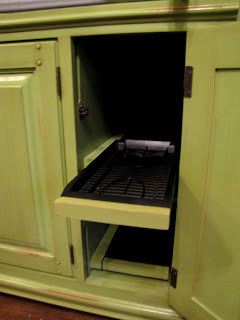 dusty gem decor: Apple Green Multimedia Entertainment Center