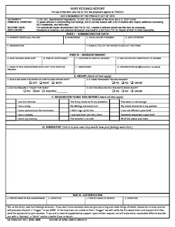 El Donaldo's Blogo: New U.S. Army Complaint form