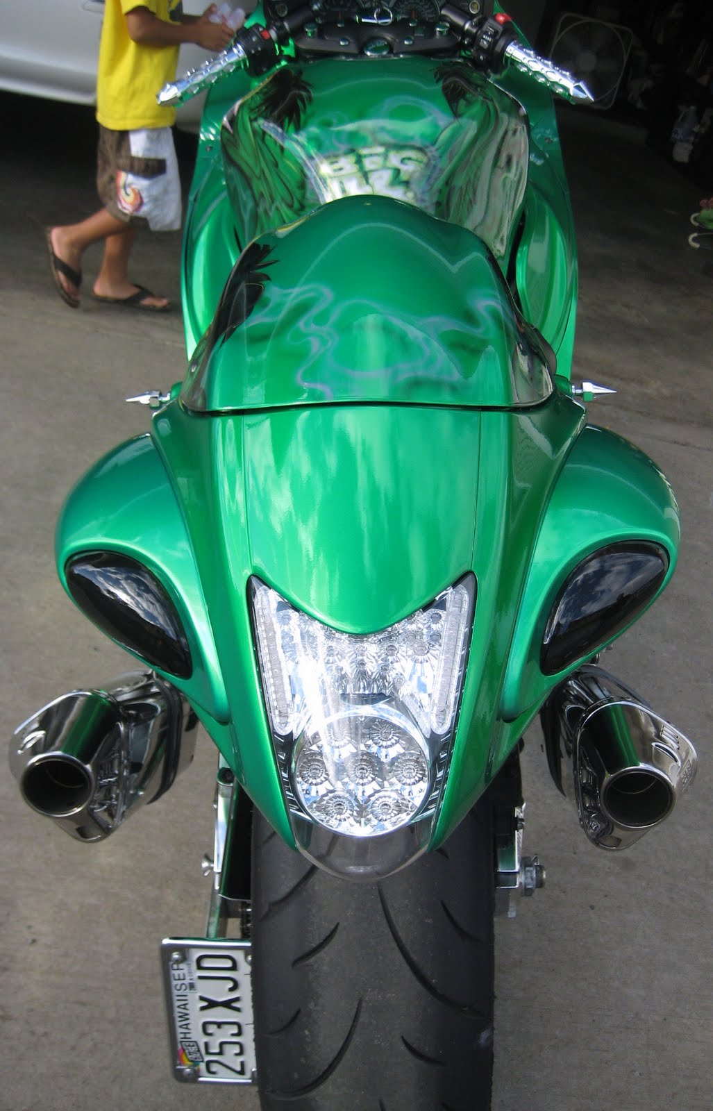 "Da Triggaman's Passion": The Incredible Hulk - Hayabusa motorcycle