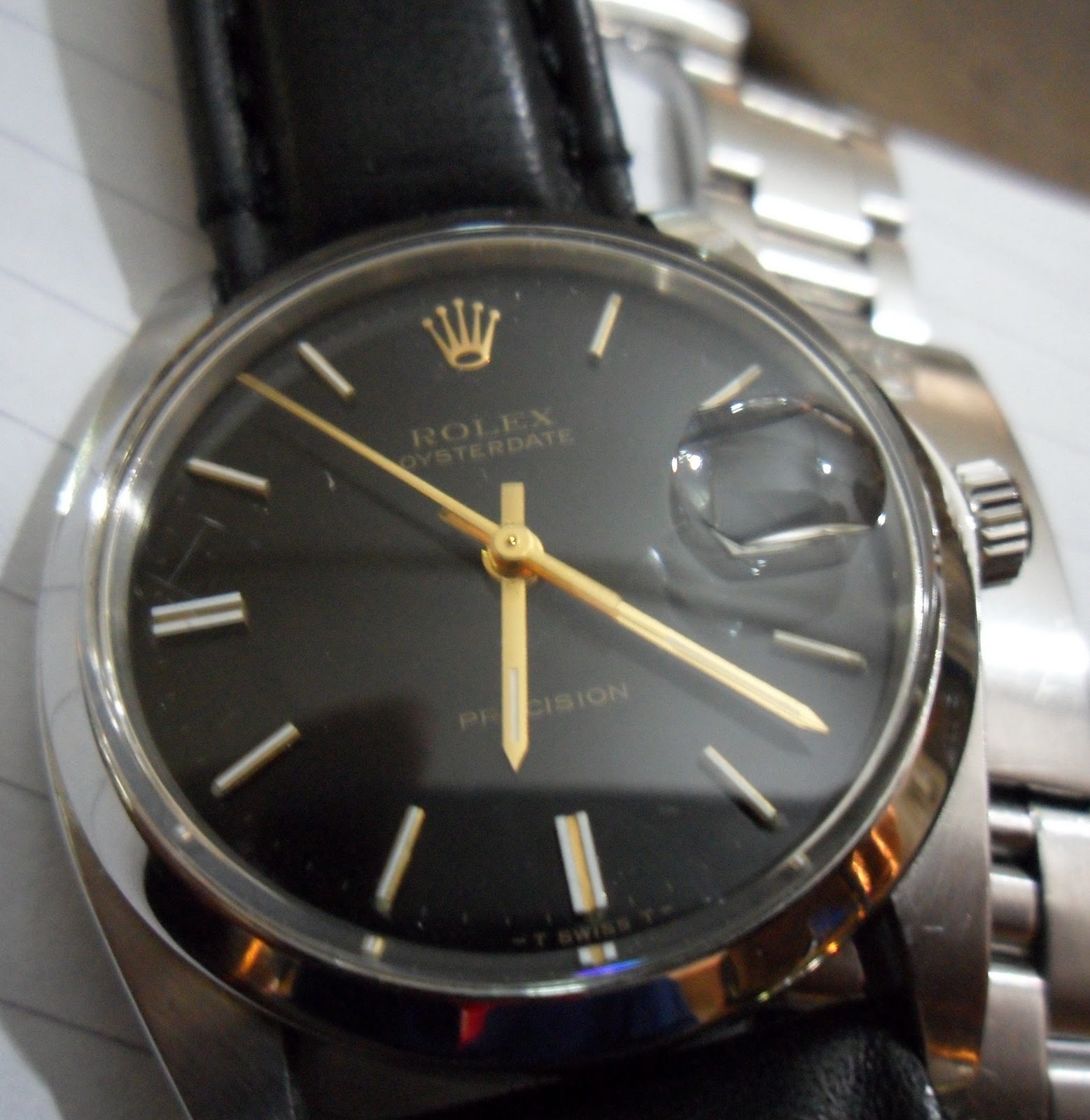 koleksijampecks: Jam Rolex Precision vintage Date 6694 for Urgent Sale ...