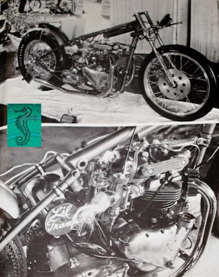 Nostalgia on Wheels: "Lil Tramp" Triumph Pre-unit Drag Bike (from Mid ...