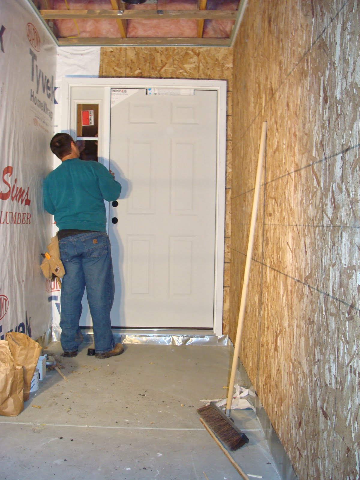 Team Bailey: Drywall and front door