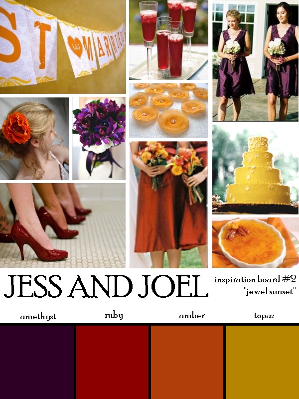 Pretty Things I Made: Jess and Joel - Wedding Inspiration Boards