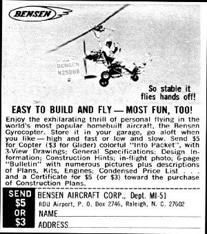 Bob Barbanes: Autogyros, Gyroplanes and Gyrocopters