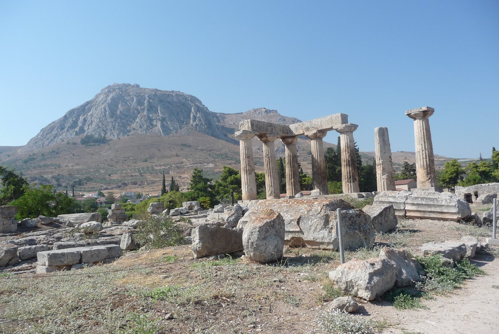 michel en vera op reis: Korinthos en kanaal van Korinthe