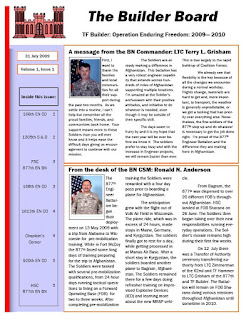 166th Engineer Company: July 2009 877th Engineer Battalion Newsletter