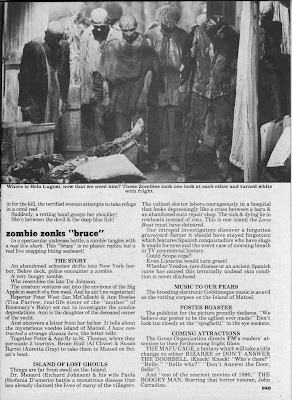 My Monster Memories: 1980 "Zombie" article from FM #169