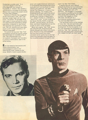 My Star Trek Scrapbook: 1978 UFO Report Magazine article