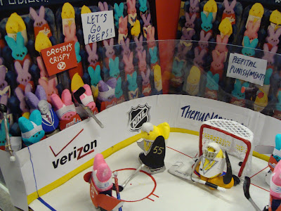 Hockey Girls: The Stanley Cup contender of Peeps dioramas!