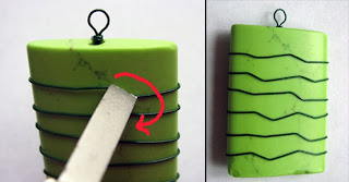 Wire Wrapped Jewelry and More: DIY: Wrapped Rectangular Pendant