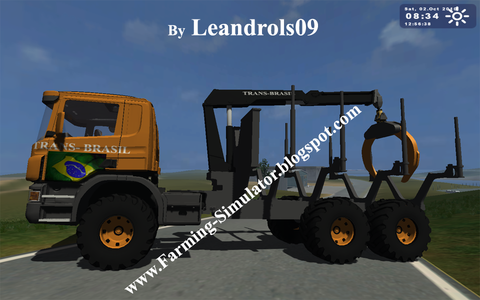 Scania Trans-Brasil Forestry Pack ~ Farming-Simulator 2009 Brasil