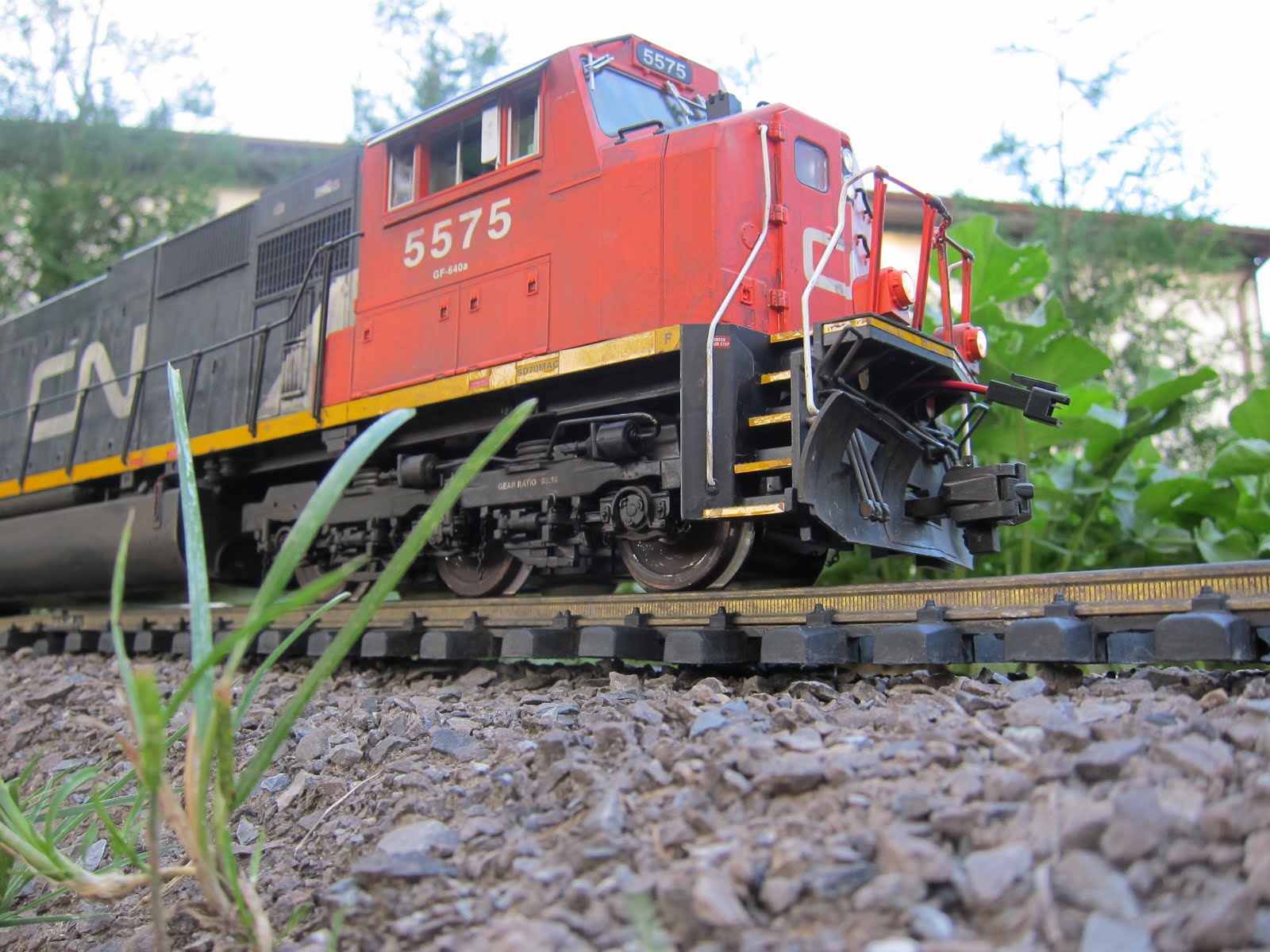 G-Scale Train Fun: More CN Engine Fun & Andrew Takes some of his own G ...