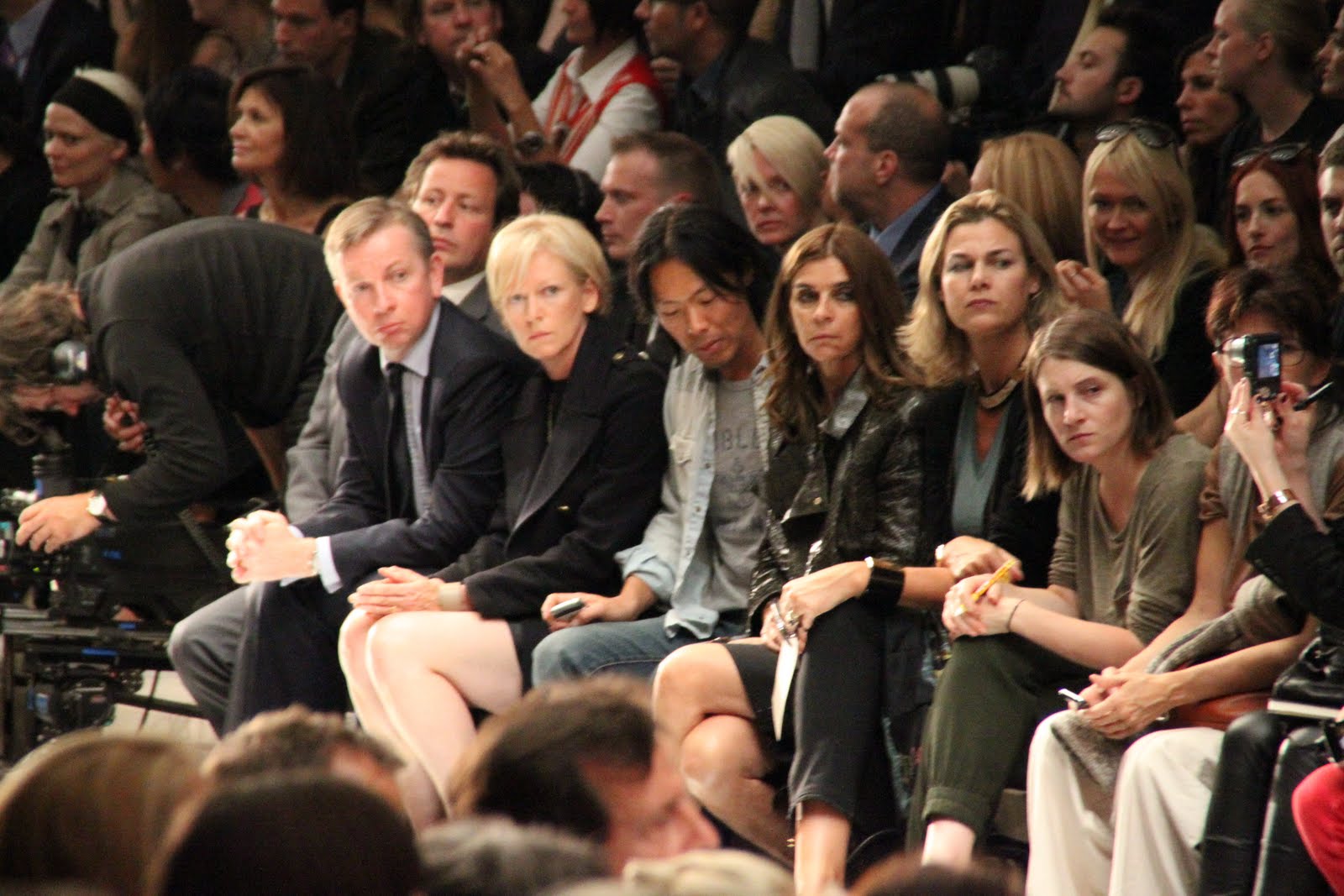 Suomigirl's Fashion: Audience at the Burberry show
