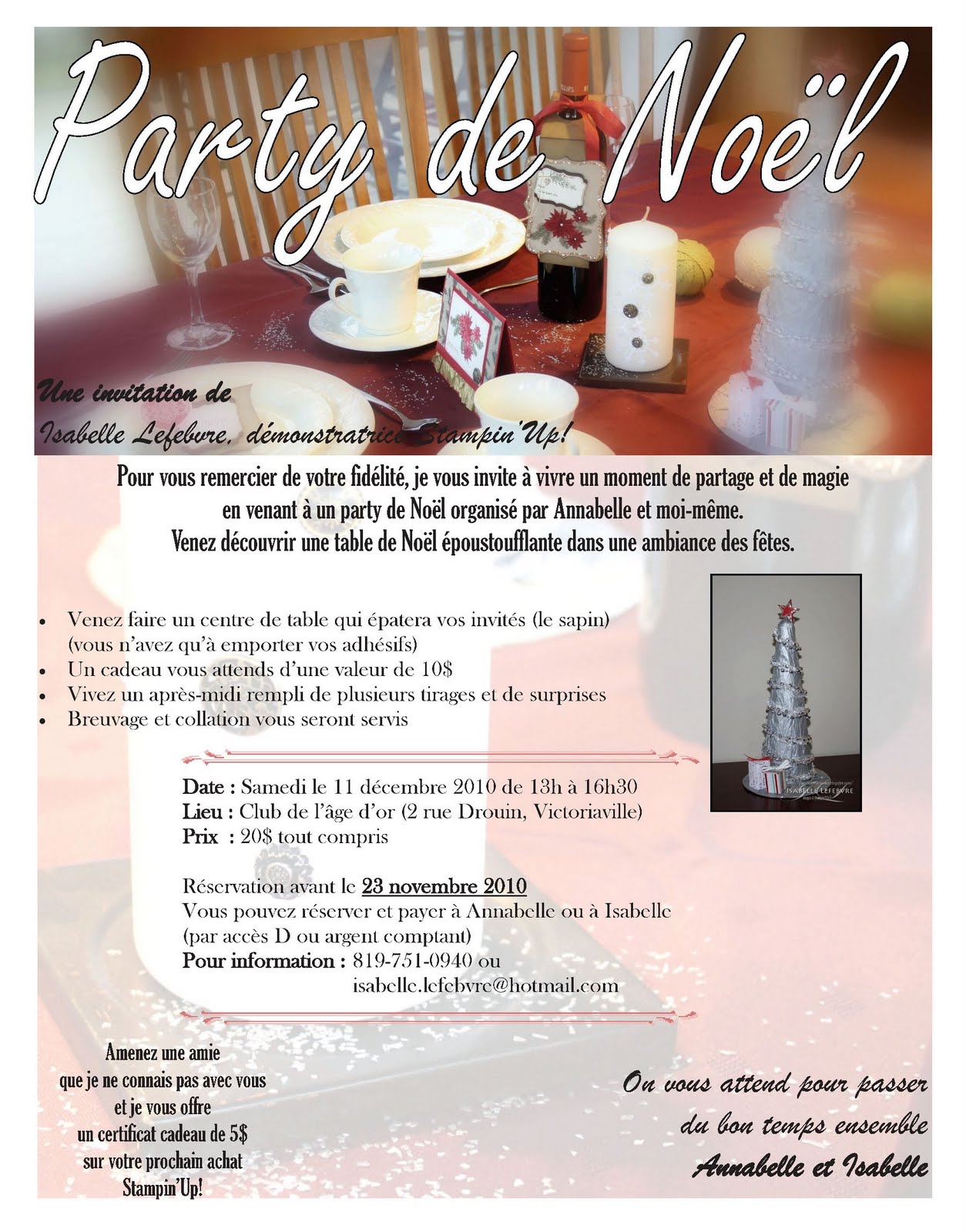 Invitation spéciale