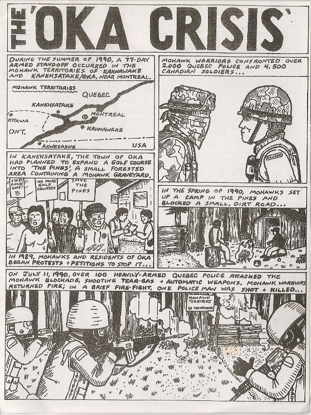 365 Zines a Year: The ‘Oka Crisis’