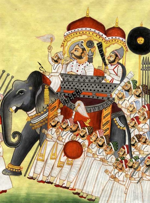 Rajput Paintings ~ Siva Travelogue