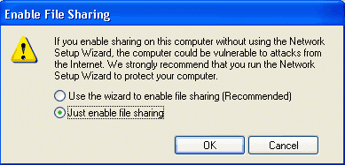 Interesting Facts: Windows XP File Sharing