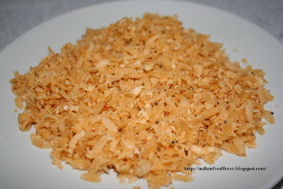 Konkani cooking made easy: Phova upkari / Sweet and spicy poha