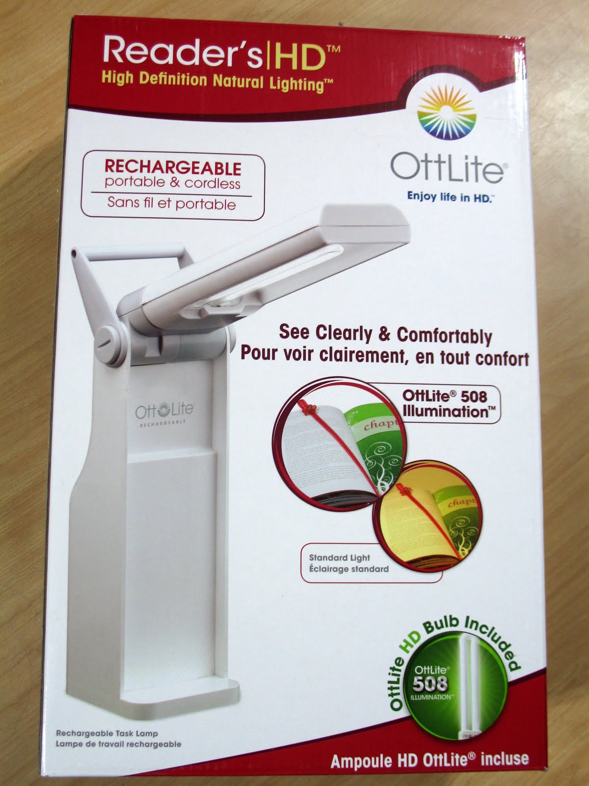 Totally-Hooked Rug Hooking Escapades: Rechargeable Ott Lite