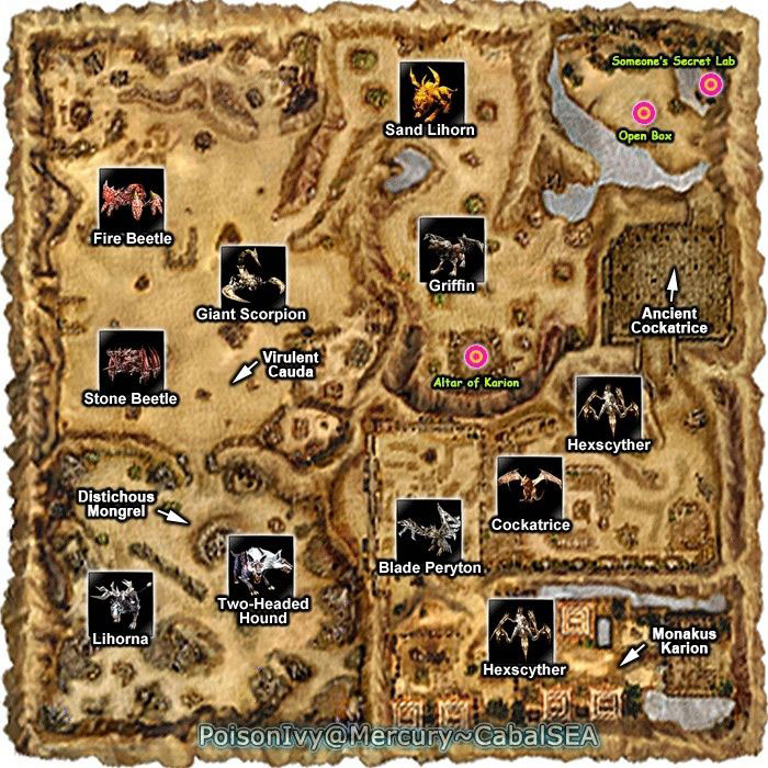 Cabal Online Guide And Information: Cabal Map