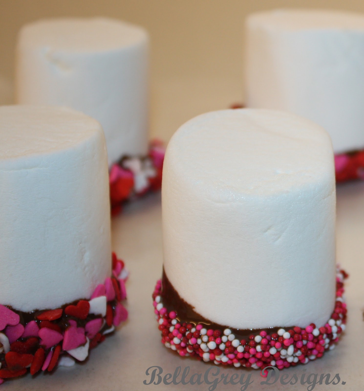 {DIY Tutorial} Valentine's Day Chocolate Dipped Marshmallows ...
