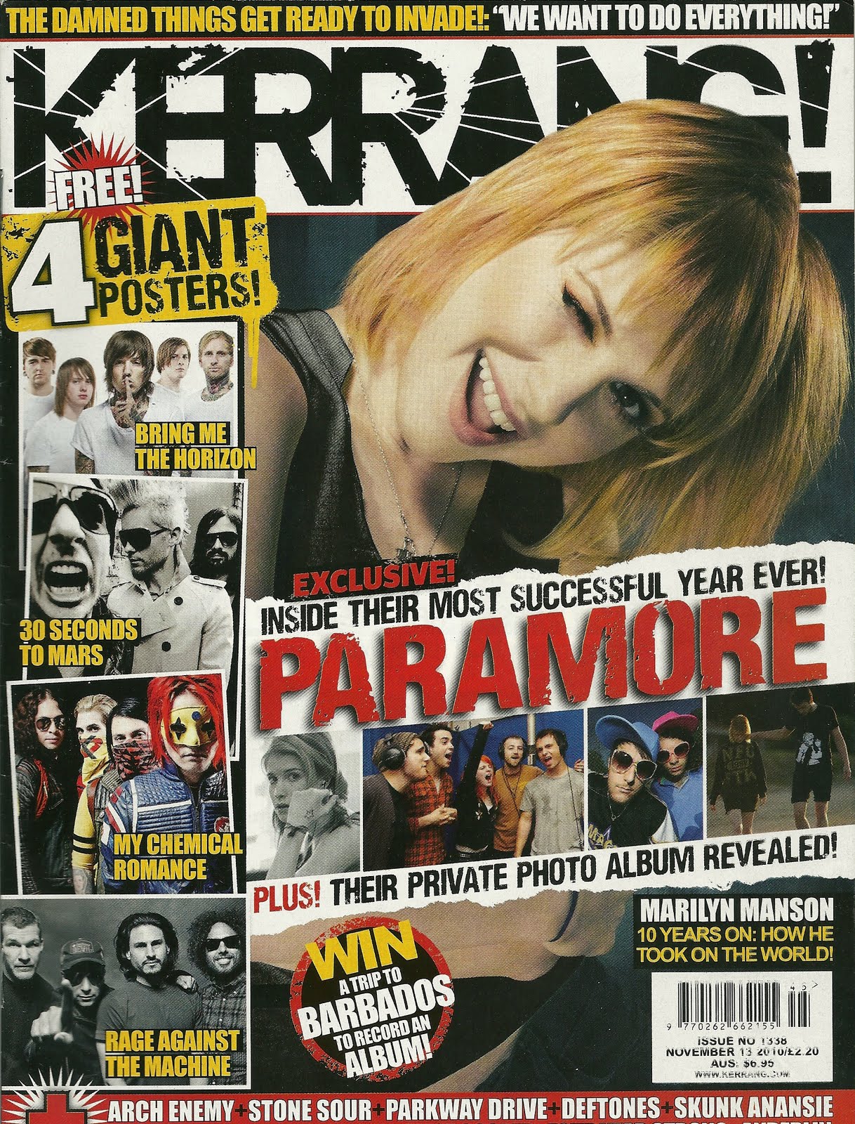 Ellie's Media: Front Cover Analysis: Kerrang