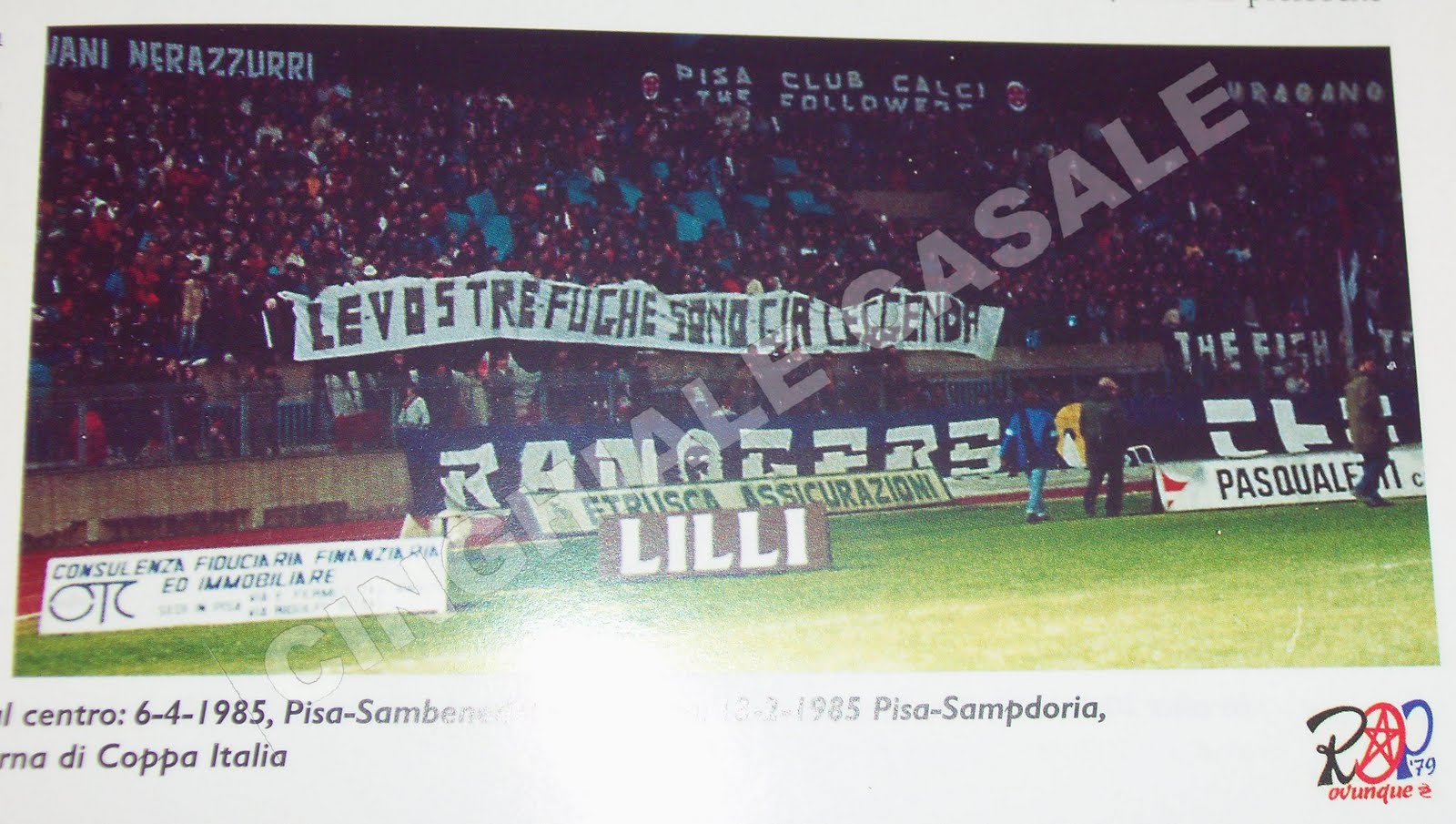 CINGHIALE CASALE: RANGERS Siamo pisani batteteci le mani...