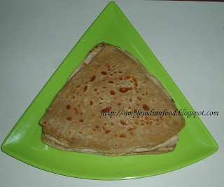 Simple Indian Food- An Easy Cooking Blog: Triangle Paratha