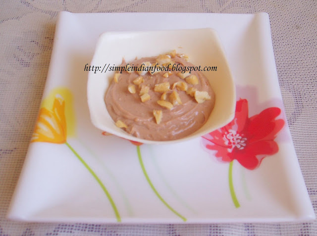 Simple Indian Food- An Easy Cooking Blog: Chocolate Shrikhand