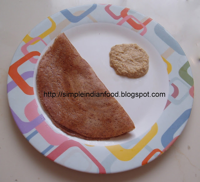 Simple Indian Food- An Easy Cooking Blog: Bran rice dosa