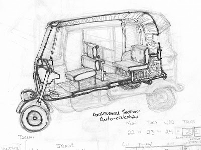 2007 John K. Branner Traveling Fellowship: sketch 5_delhi (etc), auto ...