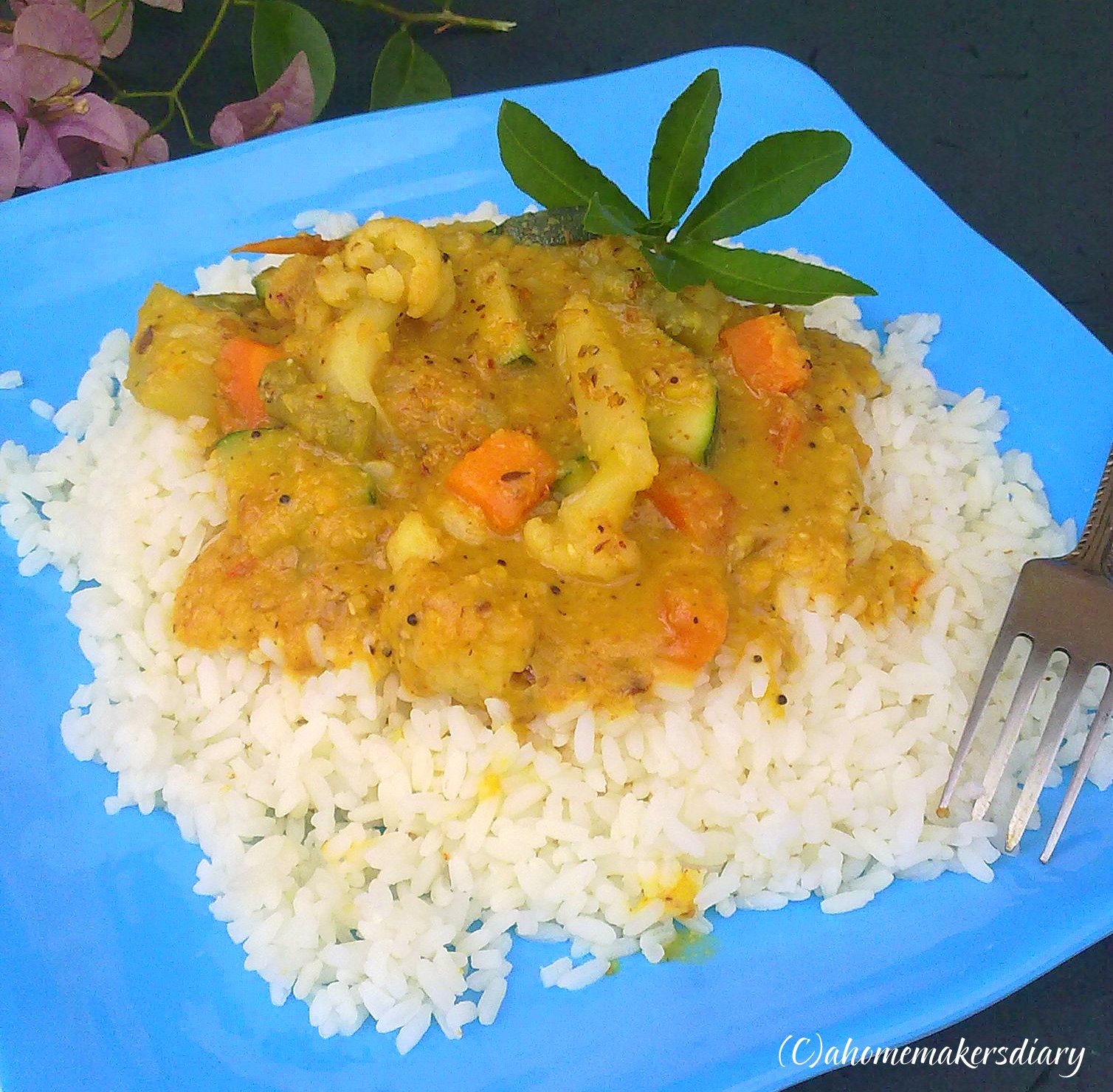 Spicy Zucchini n vegetable Dal/ Roasted Yellow Lentil with Spices ...