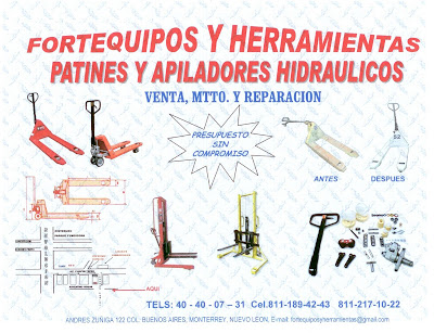 FORTEQUIPOS Y HERRAMIENTAS: abril 2009