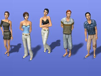 Blue's Journeys: Some of My Sims Characters