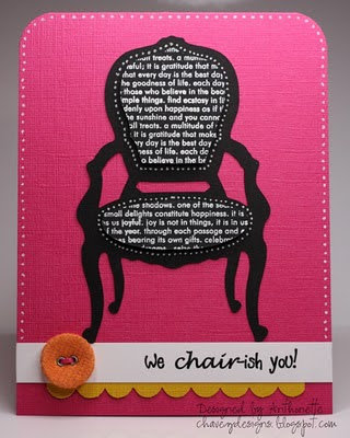 Chavez Designs: We Chair-ish You!