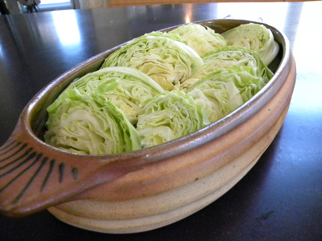Diane's Texas Garden: First Cabbage...