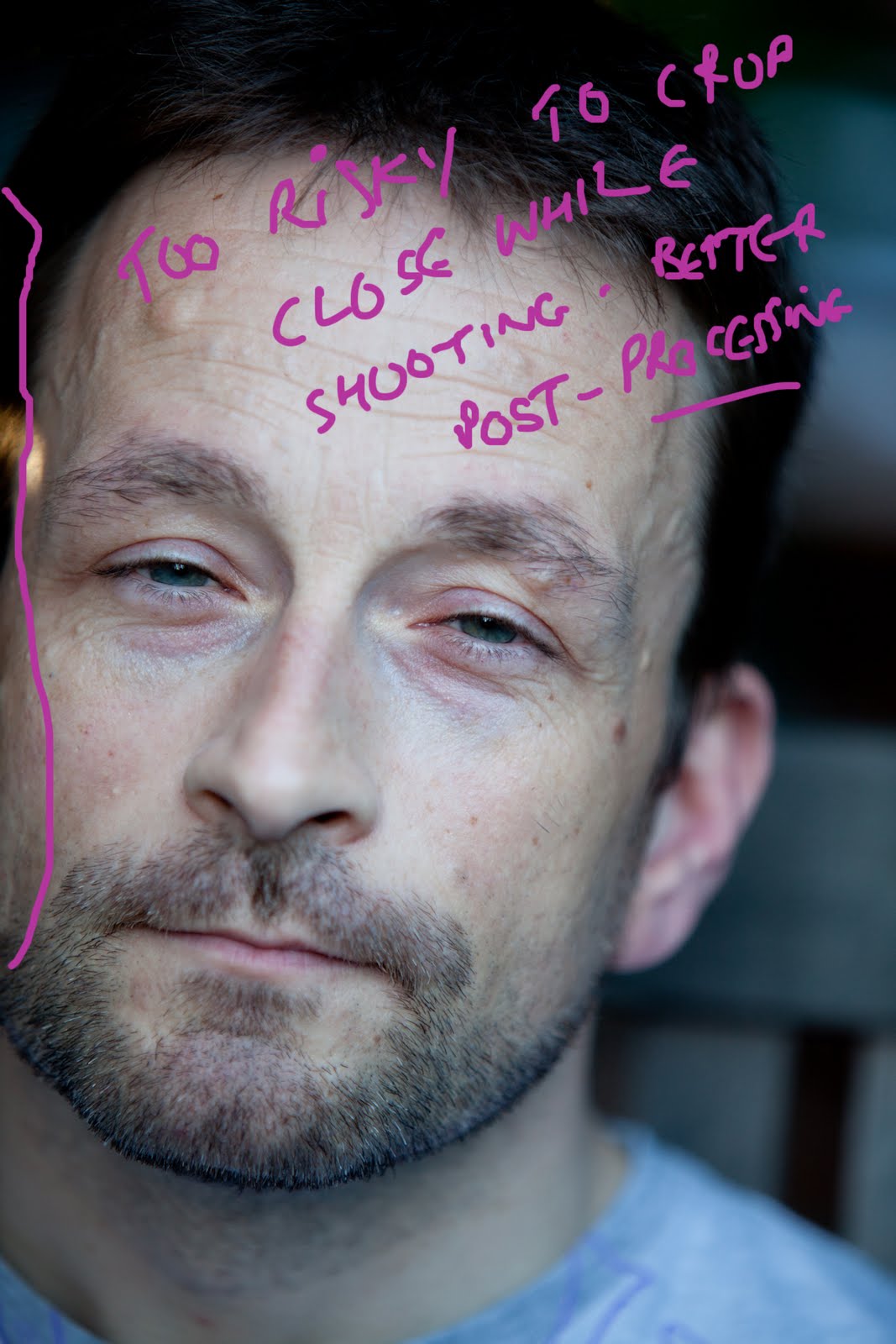 Helen Rosemier Photography: Exercise 1: Face, cropped in close