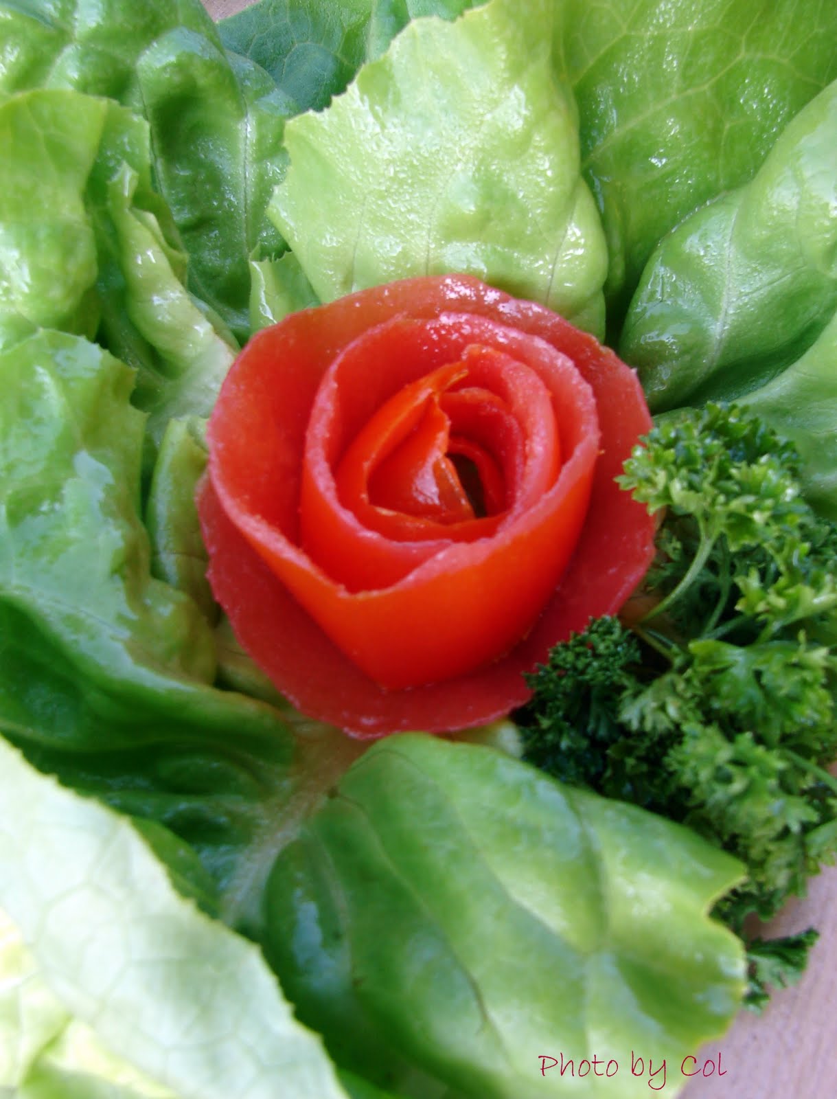 Papa's Spice: "A rose by any other name"..........Making a tomato Rose