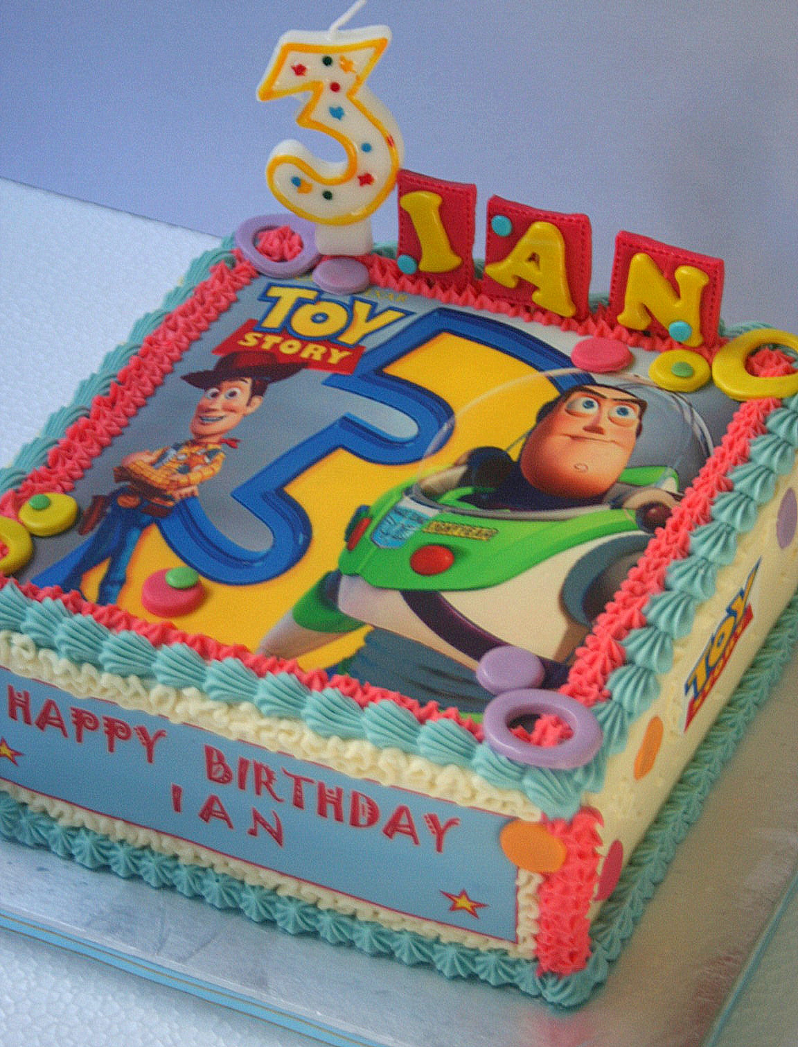 Butterfly Cake: Toy Story Theme for Ian