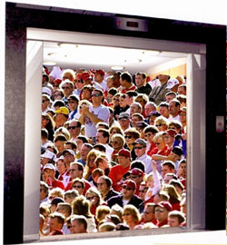 Grandma Slump: Fun On A Crowded Elevator