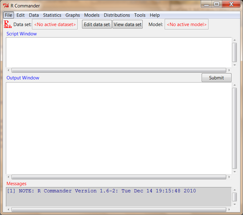 M: การติดตั้งและเรียกใช้งาน R Commander