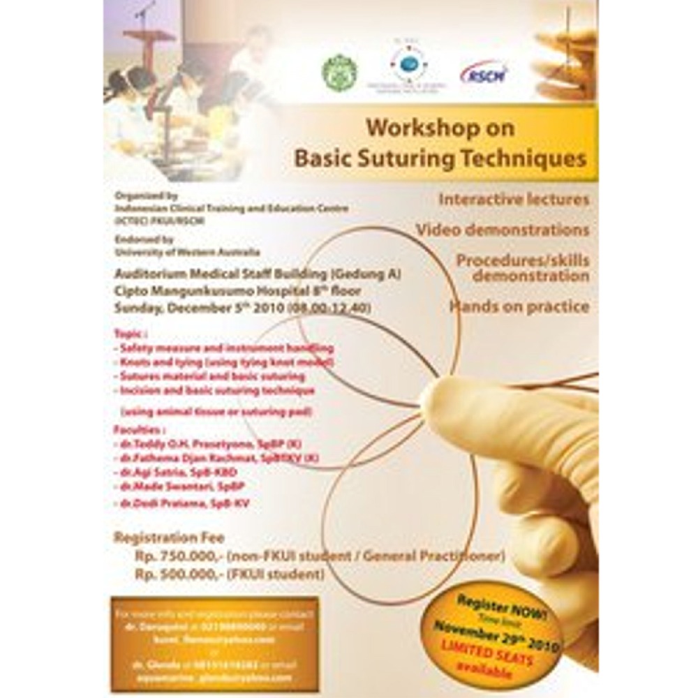 Medical Event: Workshop on Basic Suturing Techniques