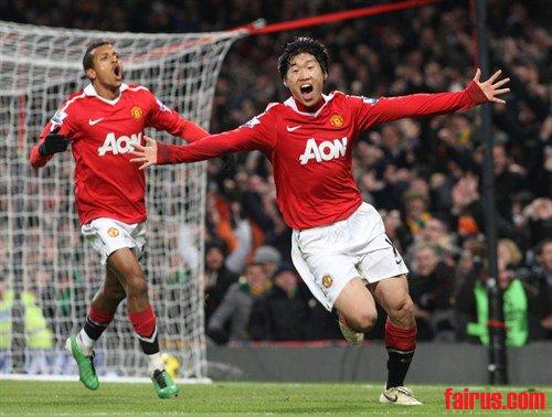 fairusmamat.com: GAMBAR JS PARK MERAIKAN KEMENANGAN MANCHESTER UNITED