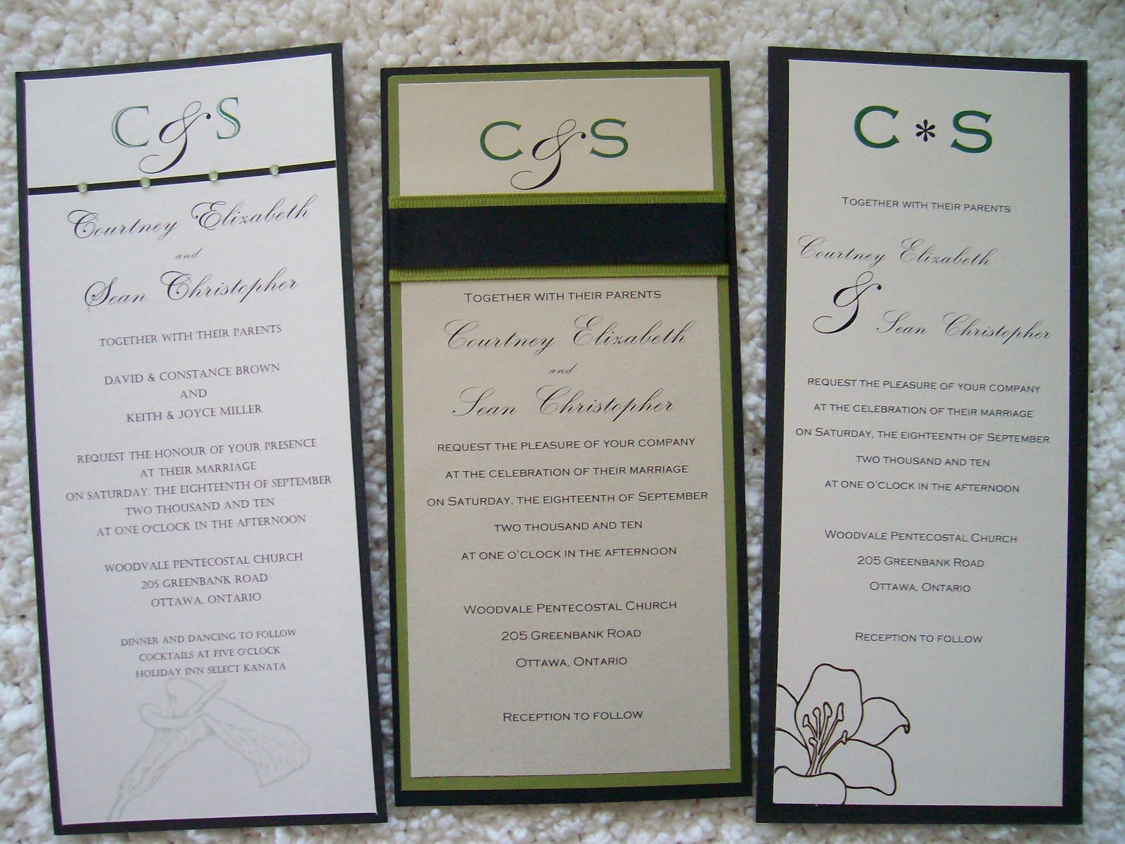 Inspiration for all your special events: Invitation Gallery 2